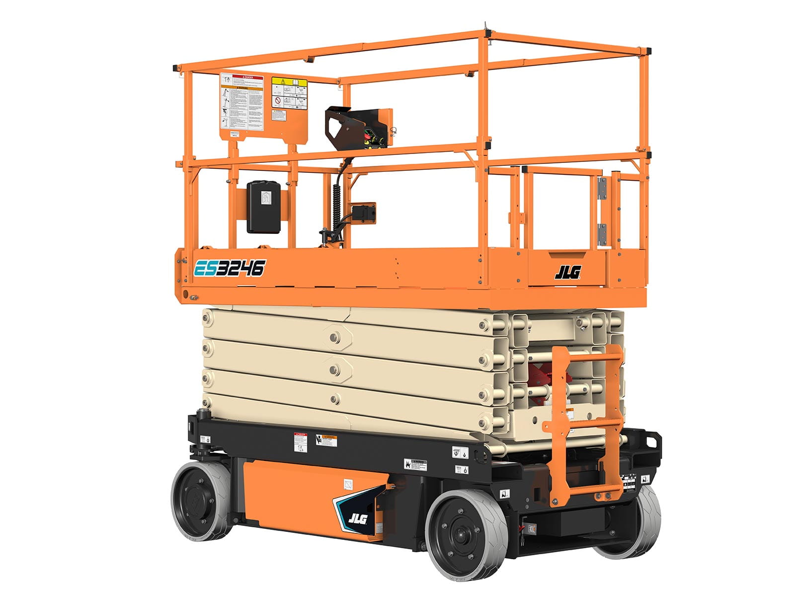 JLG ES3246 technické údaje (2021 - 2026) | Kolové nůžkové plošiny ...