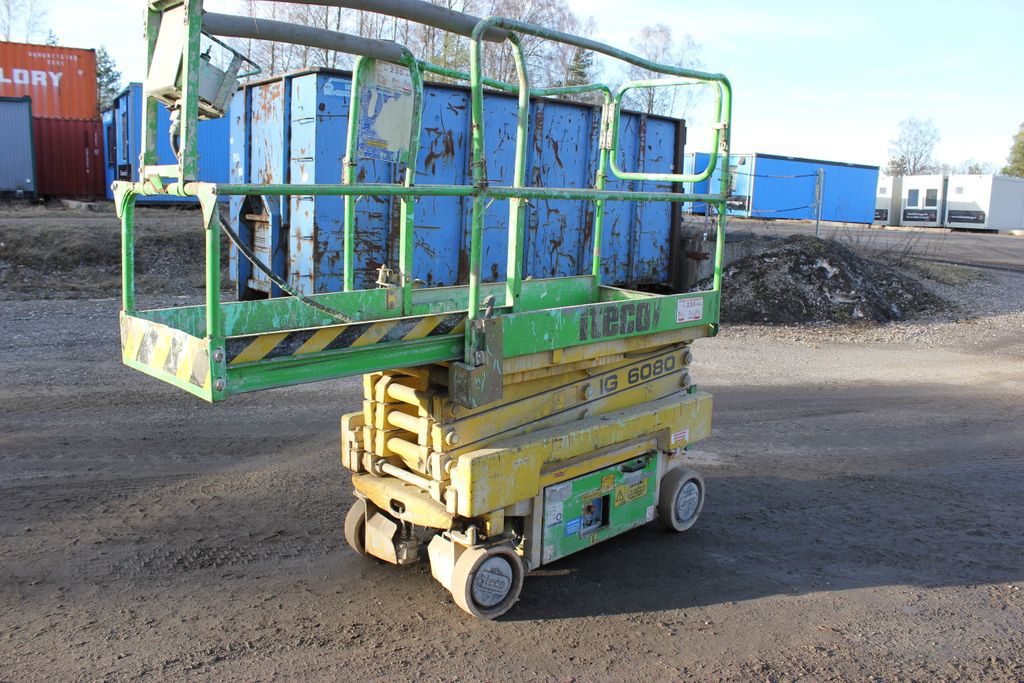 Iteco IG 6080 technické údaje (2001 - 2005) | Kolové nůžkové plošiny ...