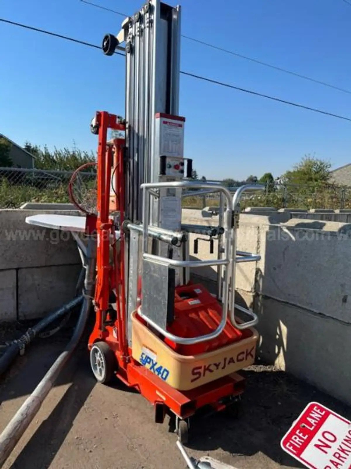 Skyjack SJPX 40 Specifikace a Technické údaje (1995-2000) | LECTURA Specs